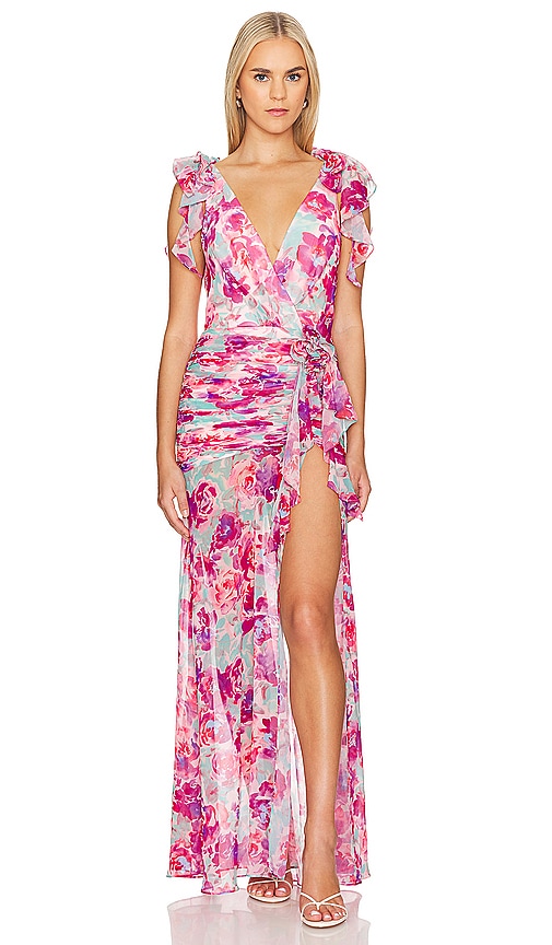 LOVERS AND FRIENDS Lovers and Friends x Anja DujakoviÄ Jade Gown